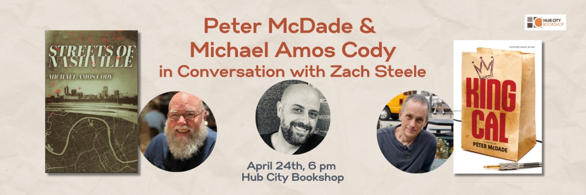 Peter McDade & Michael Amos Cody: Reading and Signing | Hub City Writers Project